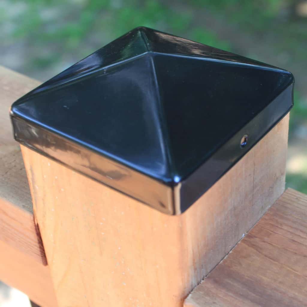 Pylex Cap44 4x4 Post Cap Black – The Ultimate Deck Shop
