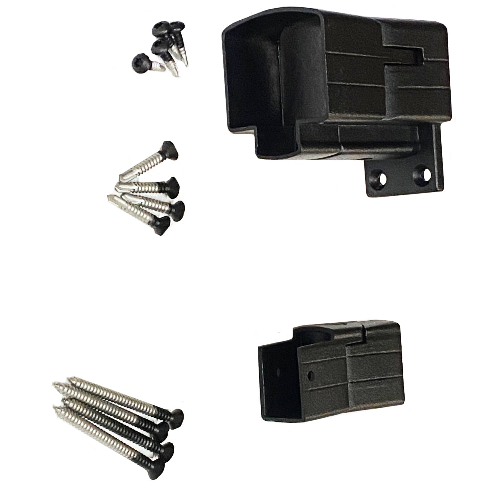 Vista Textured Black Universal Angle Bracket – The Ultimate Deck Shop