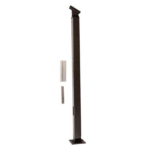 Vista 2-1/2" Slim Line Stair Post & Bracket | TUDS – The Ultimate Deck Shop