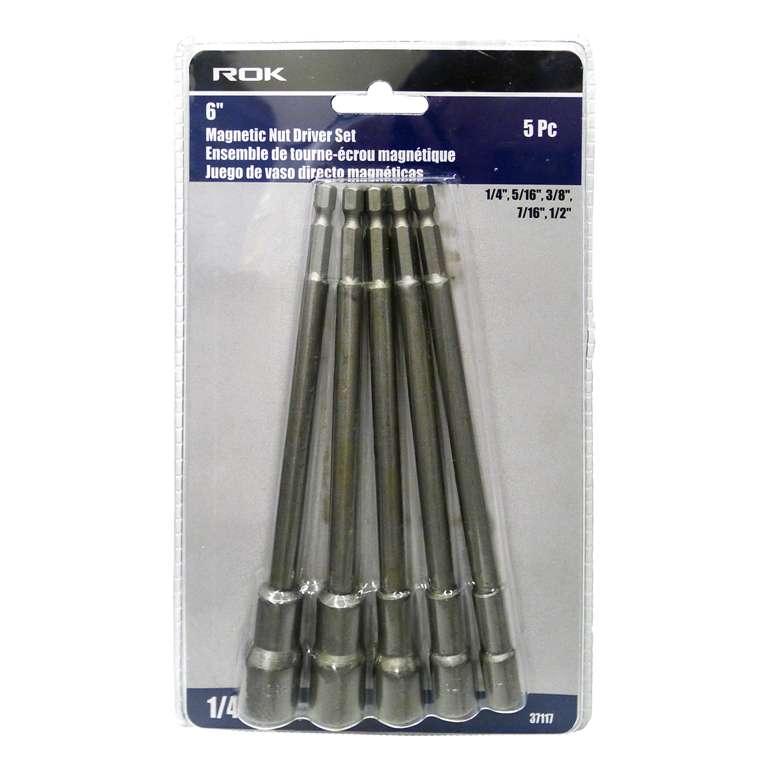 ROK Nut Driver 6-inch Magnetic 5-piece | TUDS – The Ultimate Deck Shop