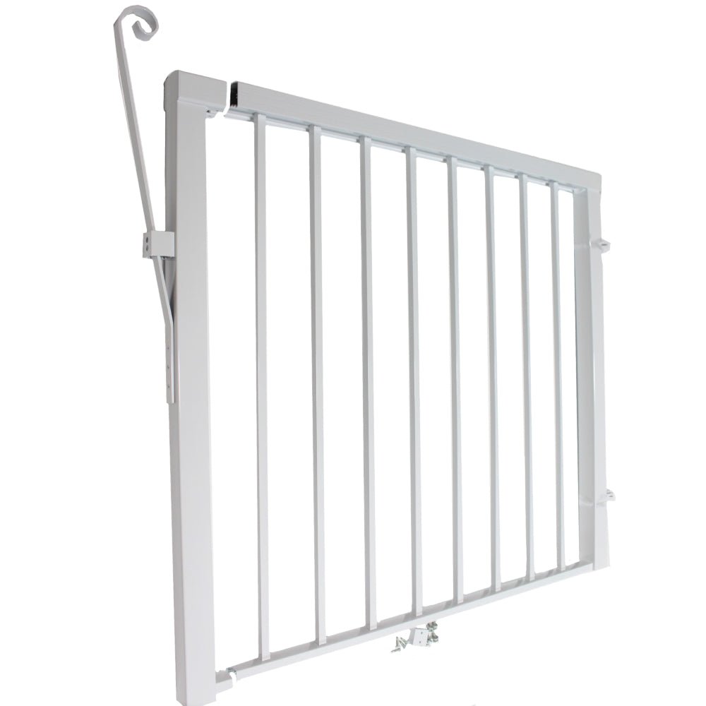Vista 48" Standard Picket Gate White 42" – The Ultimate Deck Shop
