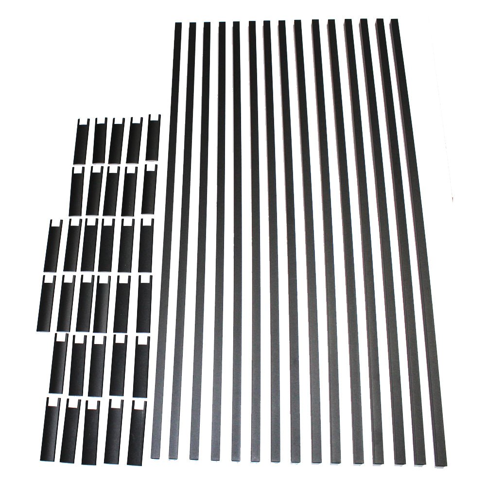 Vista Black Picket Package 6' (42") – The Ultimate Deck Shop