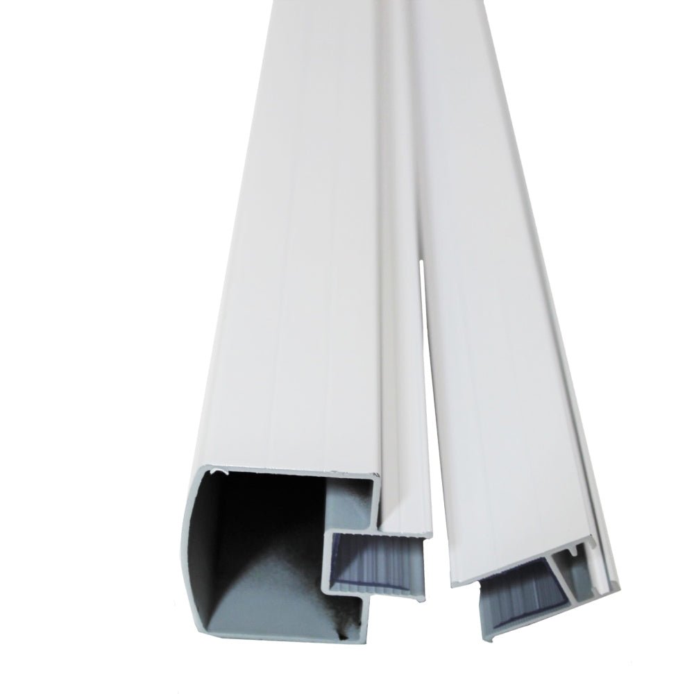 Vista White Top & Bottom Rail 8' – The Ultimate Deck Shop